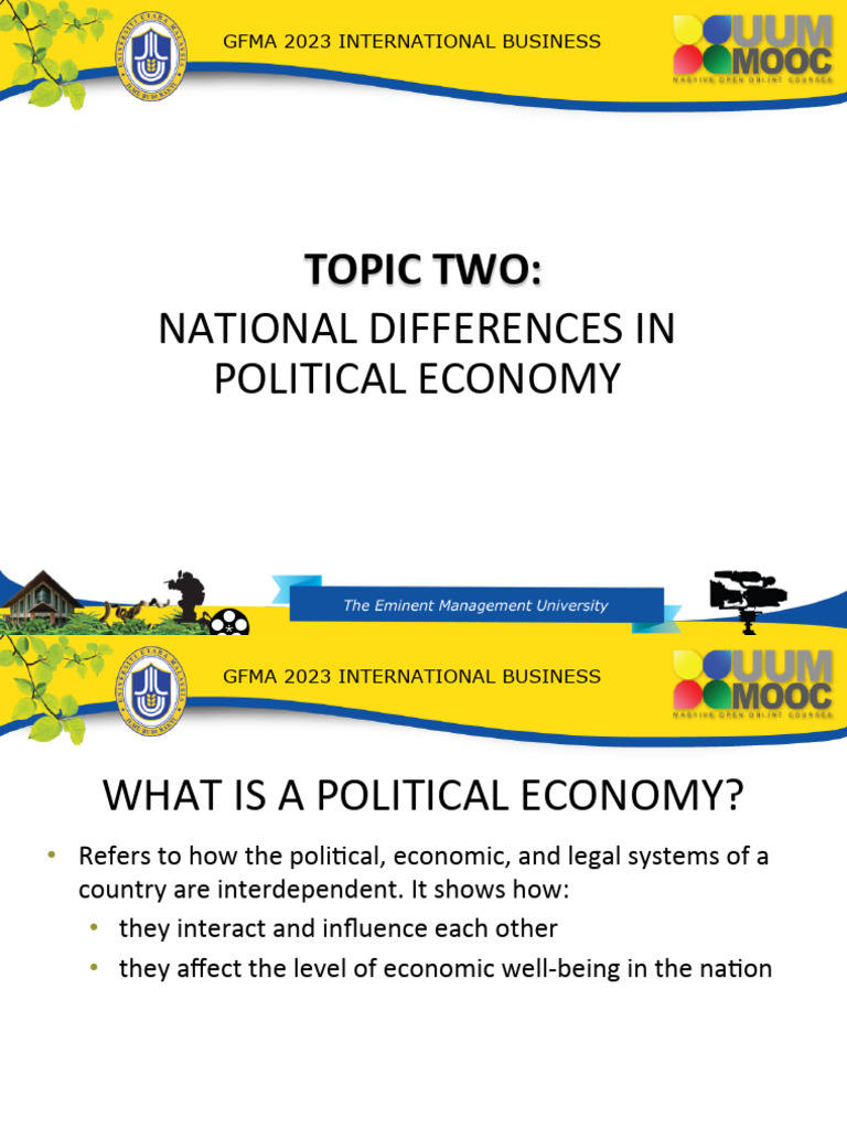 Topic 2 - National Differences in Political Economy | PDF | Market ...