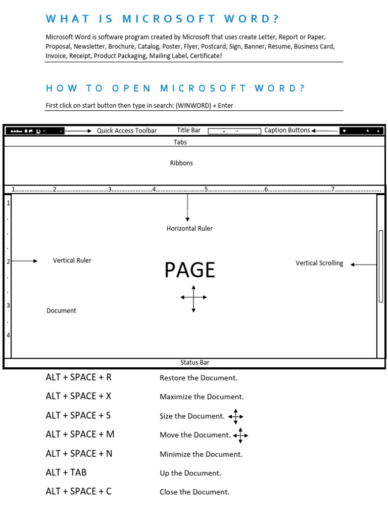MS Word Notes | PDF | System Software | Computing