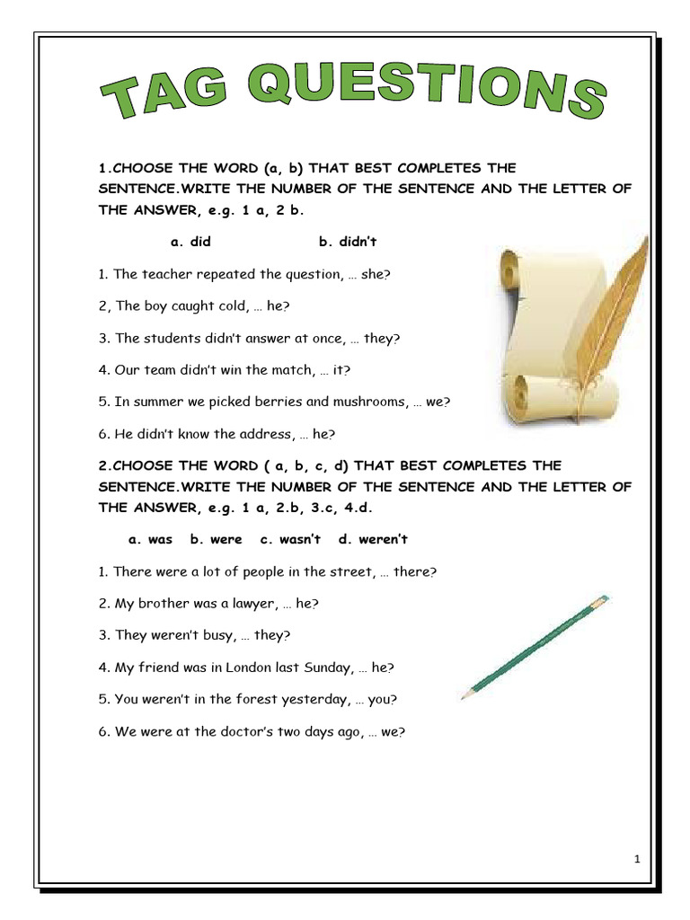 Sentence Completion Exercises | PDF