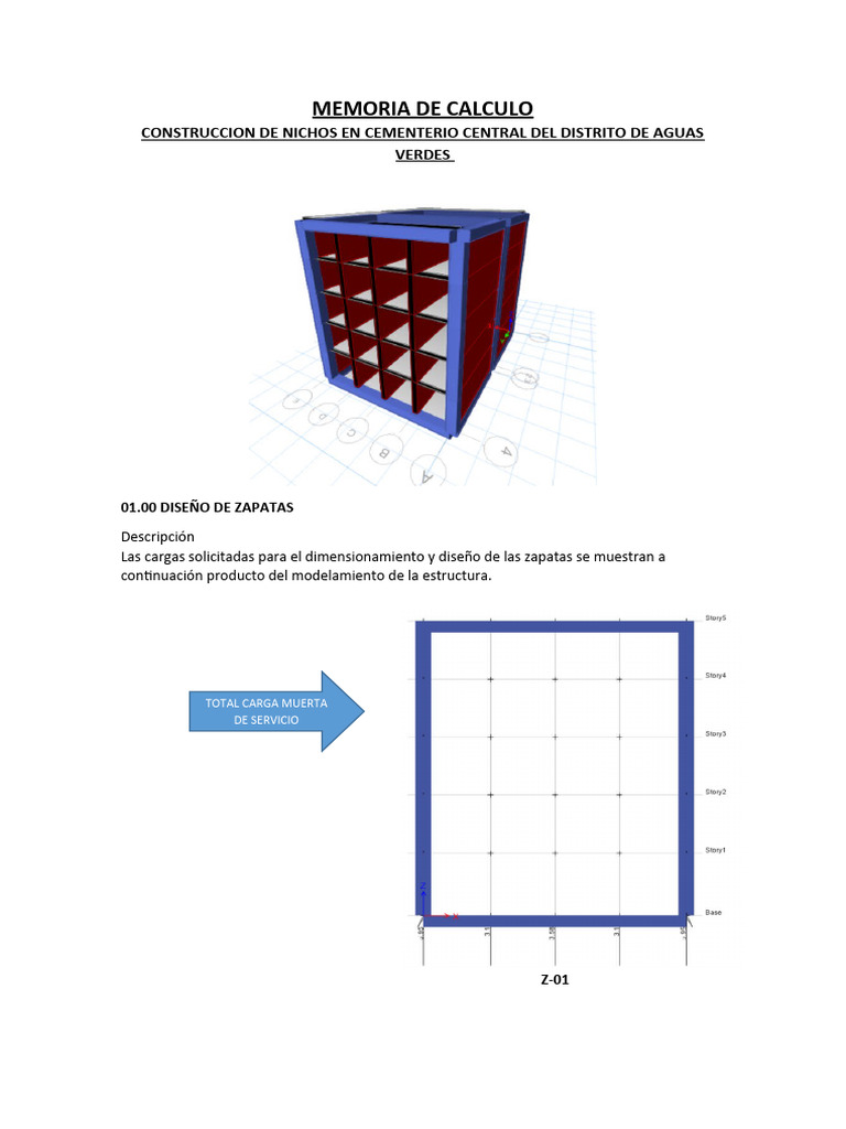 Diseño Estructural de Nichos Funerarios | PDF | Viga (Estructura ...