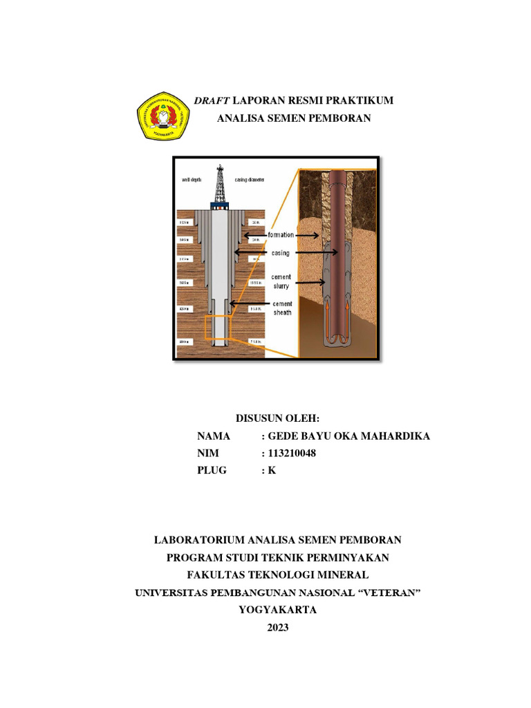 Gede Bayu Oka Mahardika - Laporan Praktikum Analisa Semen Pemboran | PDF
