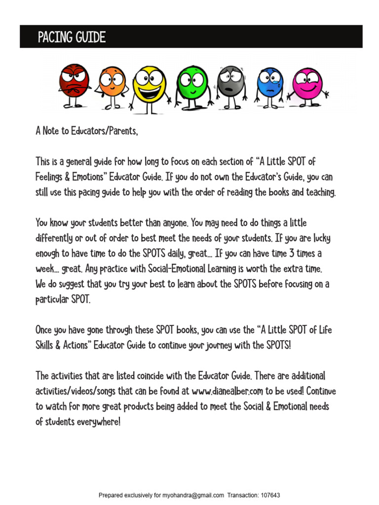 Little Spot Feelings | PDF | Emotions | Anger