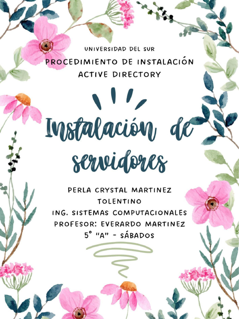 03 Procedimeinto InstalaciÃ N Active Directory | Descargar gratis PDF ...