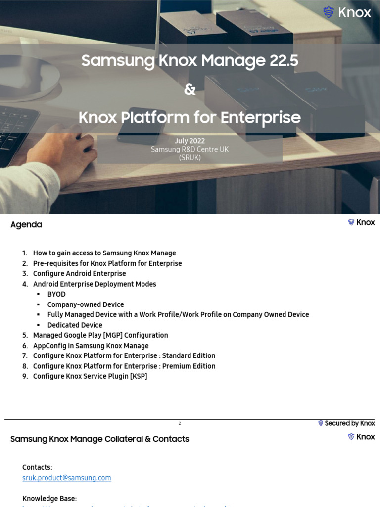 Knox Manage Knox Platform For Enterprise Guide v3.0 | PDF | Android (Operating System) | Google Play