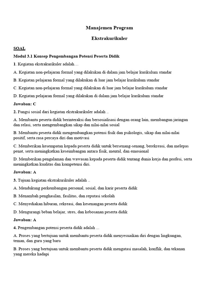 Manajemen Program 1 | PDF