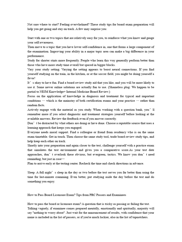 LET-Passer tips-review(1) | PDF | Prayer | Knowledge