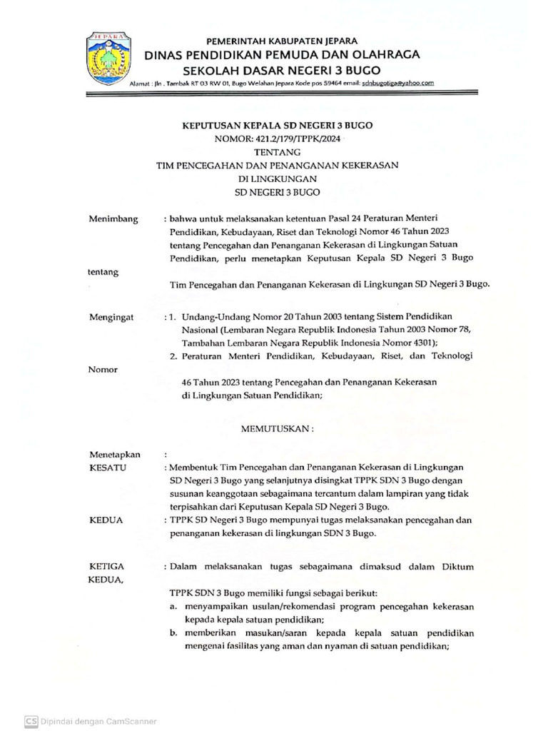 SK TPPPK SDN 3 Bugo | PDF