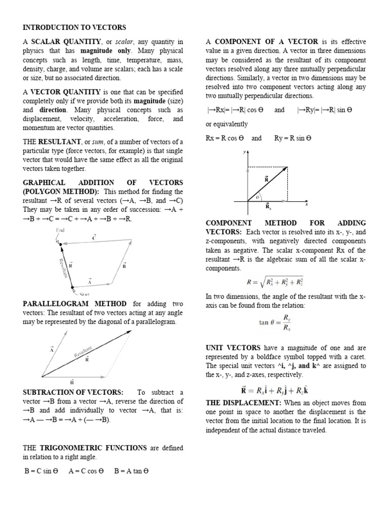 Physics Reviewer | PDF | Force | Euclidean Vector