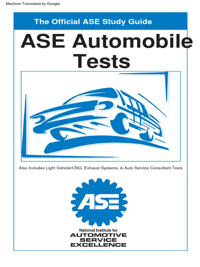 ASE Automobile Study Guide 2024 | PDF | Clutch | Automatic Transmission