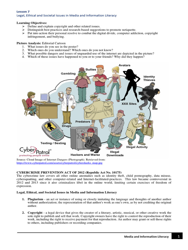 7-Legal Ethical and Societal Issues in Media and Information | PDF ...