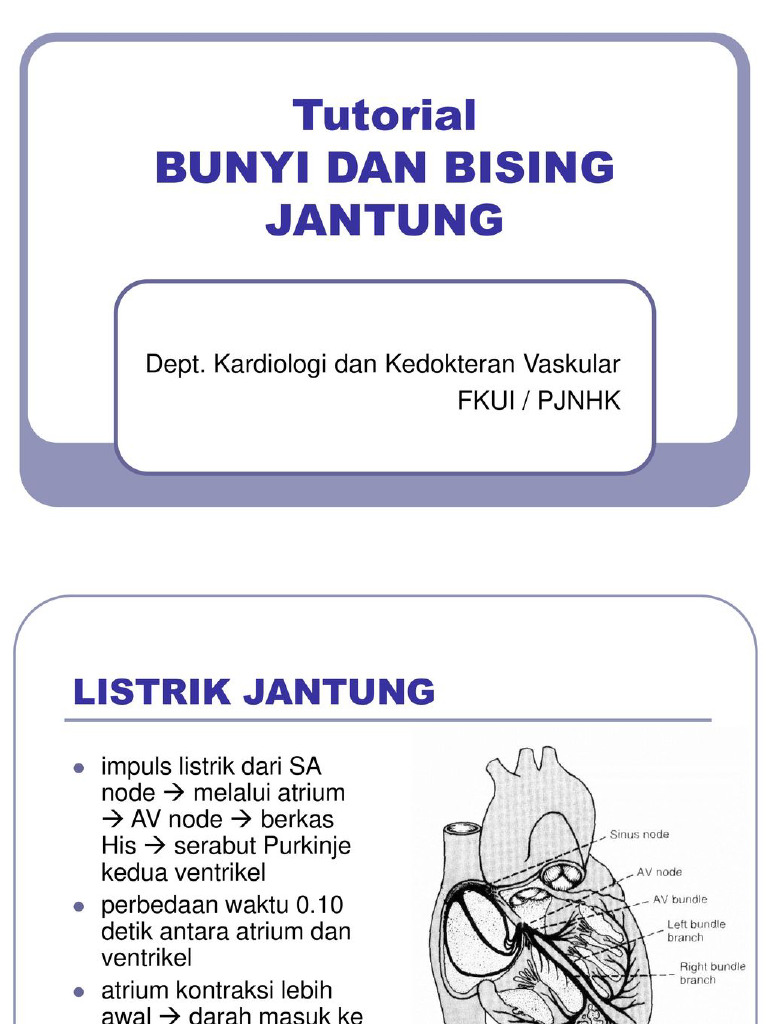 Tutorial Bunyi Dan Bising Jantung | PDF