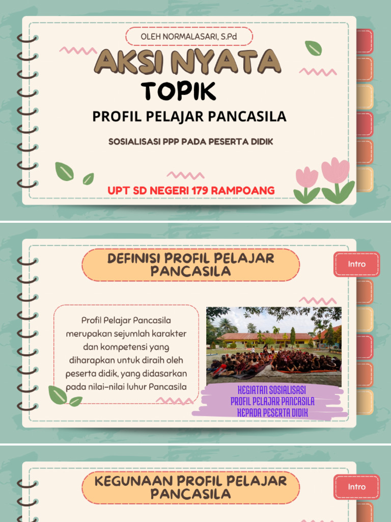 AKSI NYATA TOPIK PPP OLEH NORMALASARI, S.PD | PDF