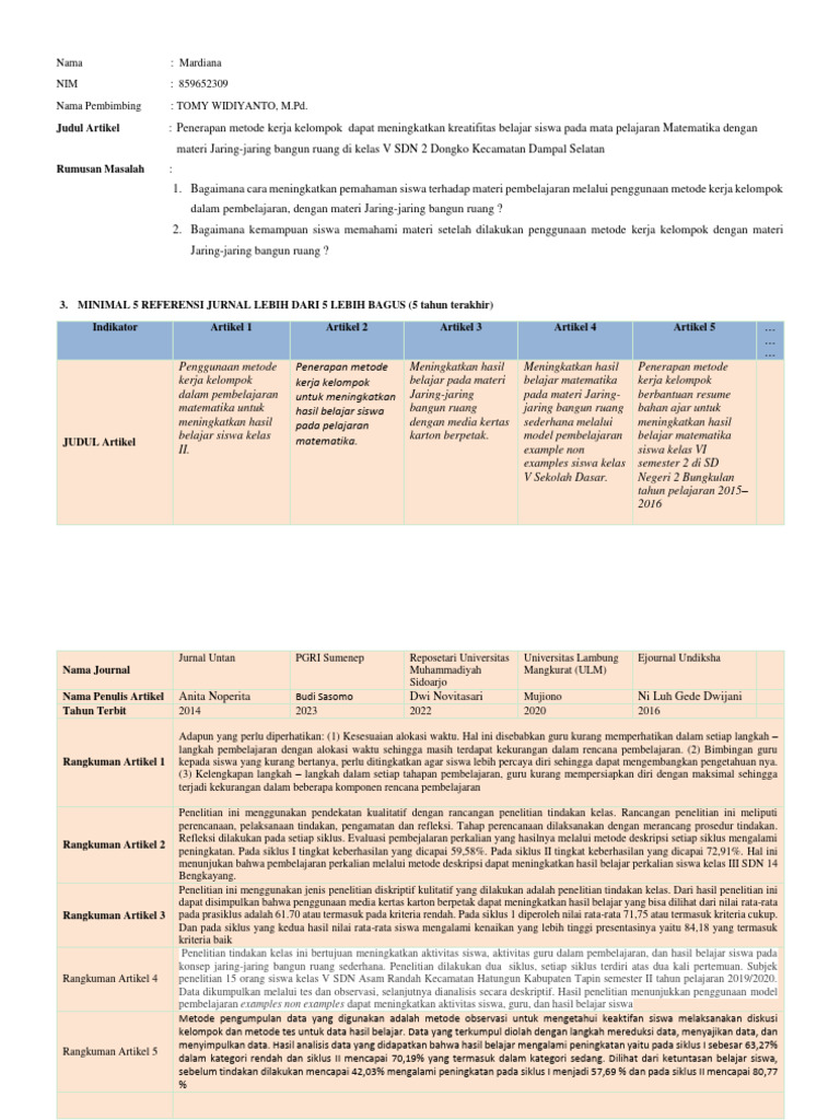 Documen Tugas 1 Karya Ilmiah | PDF