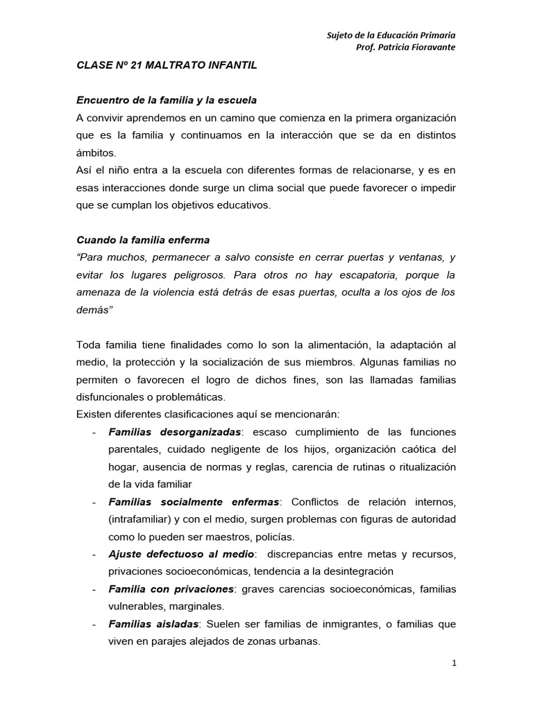 Maltrato Infantil | PDF | Abuso infantil | Causas de la muerte
