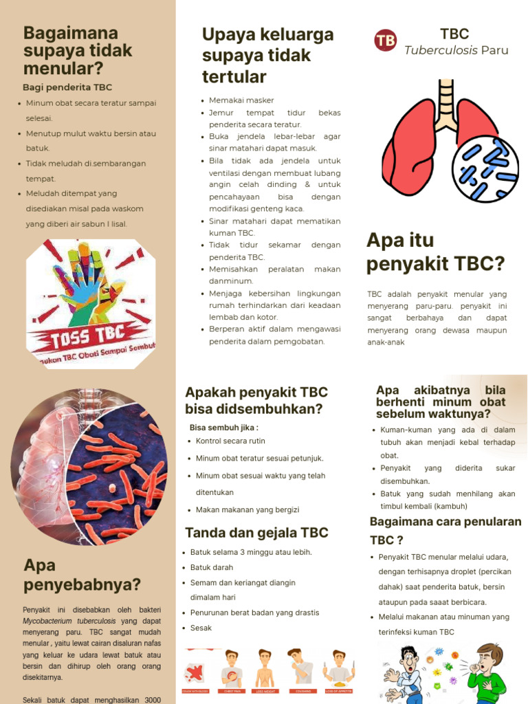Penyebab dan Penularan Penyakit TBC | PDF