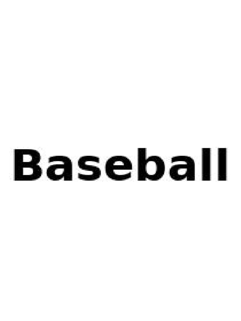 Baseball | PDF