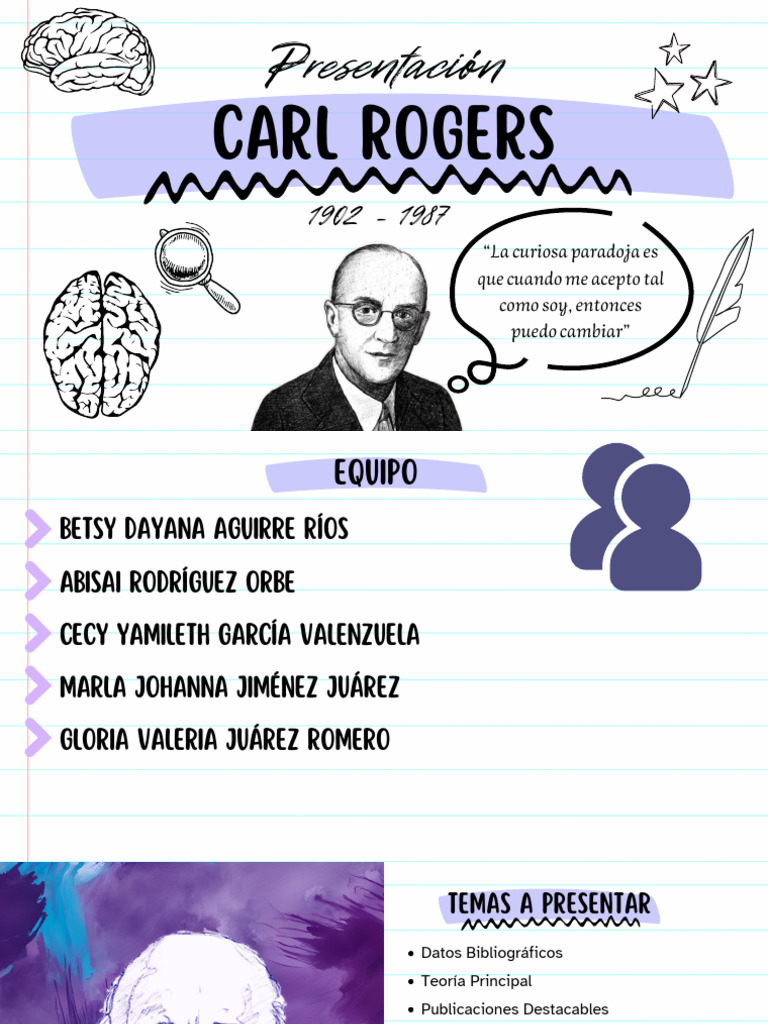 Teoría y Legado de Carl Rogers | PDF | Experiencia | Conceptos psicologicos