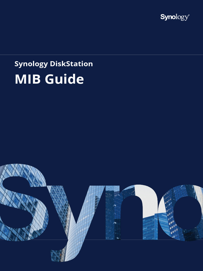Synology Diskstation Mib Guide Pdf Hard Disk Drive Booting