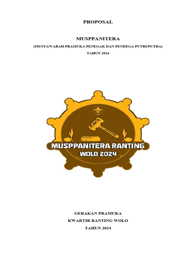Proposal Musppanitera (AutoRecovered) | PDF