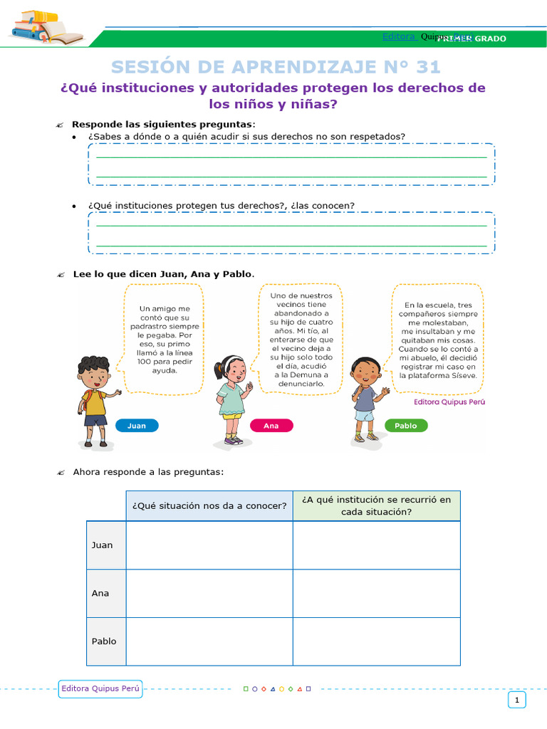 Anexo de Sesiones de Aprendizaje - EDA X Semana 4 - Editora Quipus Perú | PDF | Perú | Evaluación