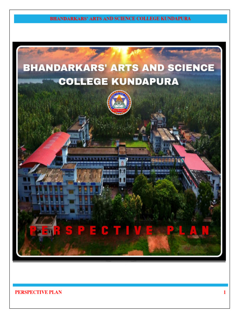 BCK Perspective Plan 2022-2027 | PDF | Educational Technology