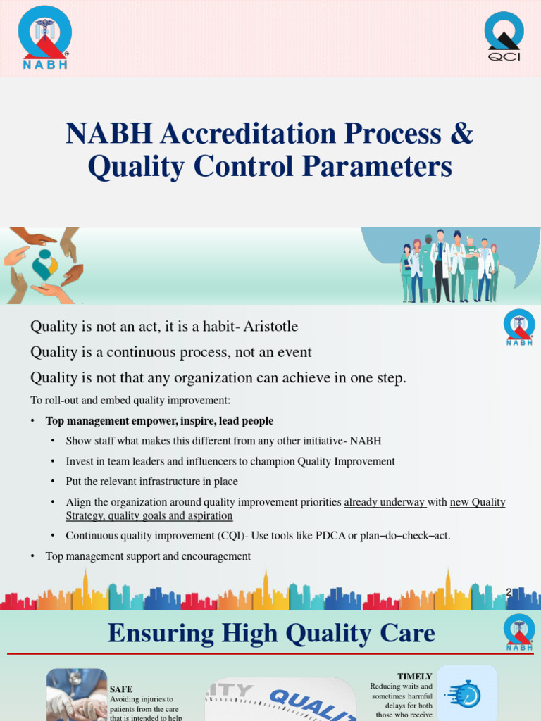 NABH Accreditation and Process | PDF | Health Care | Hospital