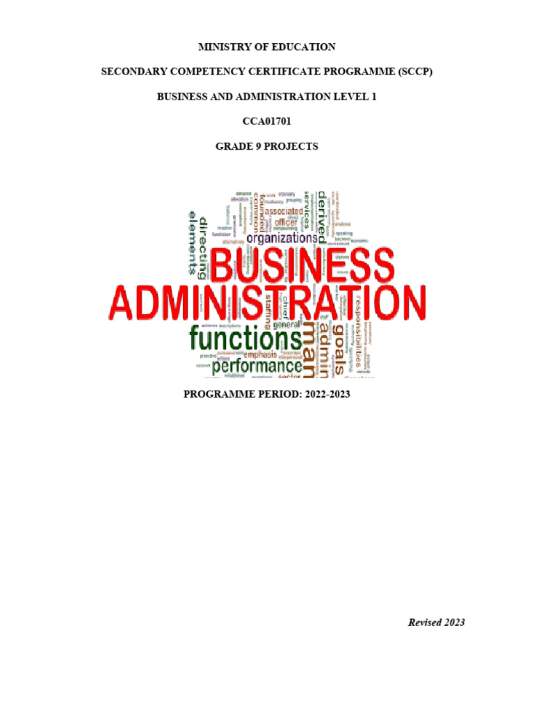 SCCP Business Project | PDF | Mail | Information