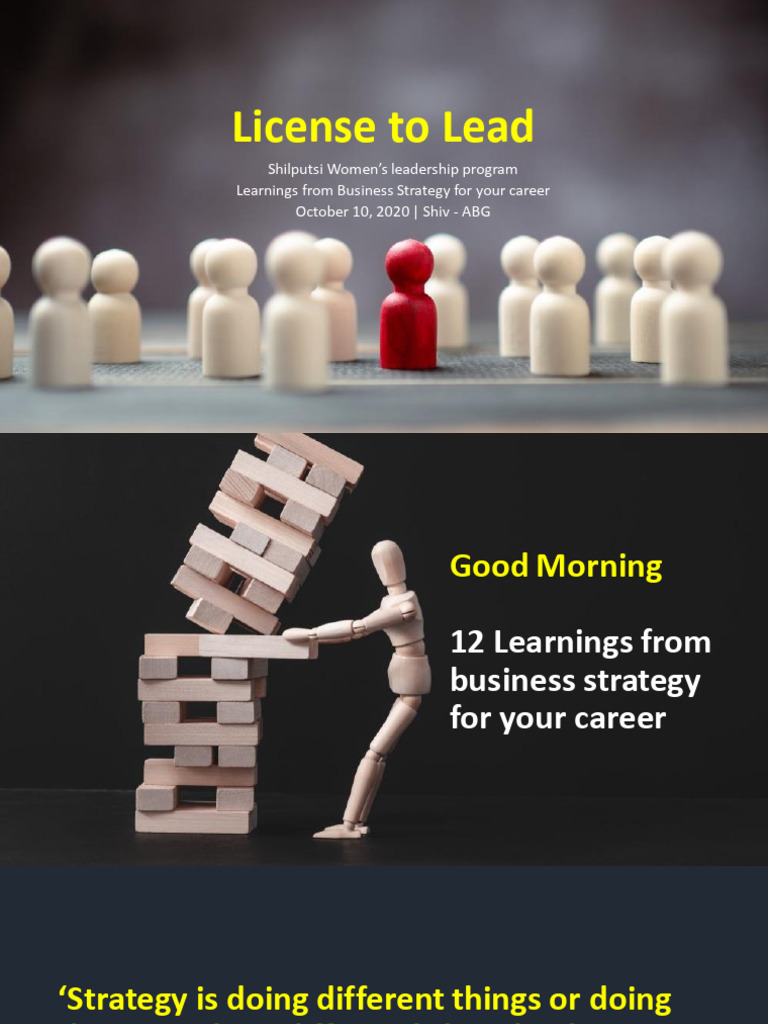 Presentation License To Lead 1603444533 | PDF | Business Economics ...