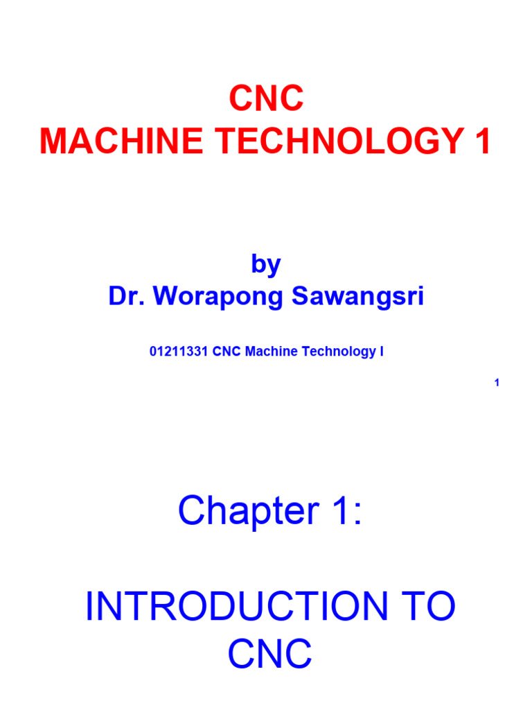 CNC 1 | PDF