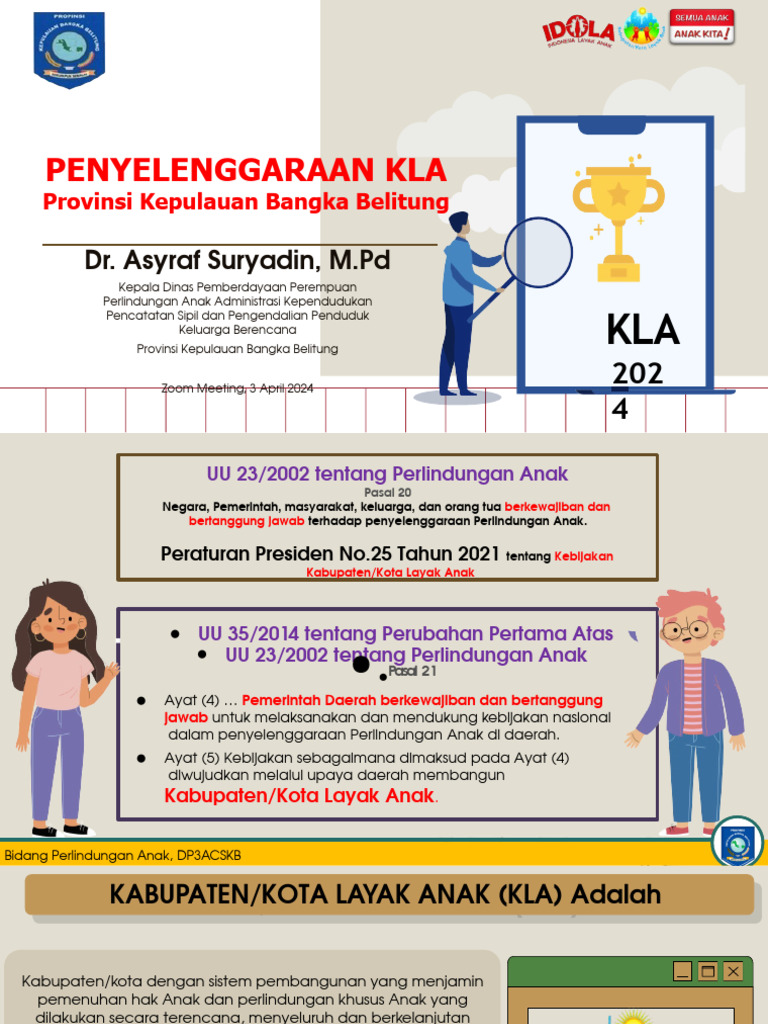 Evaluasi KLA Bangka Belitung | PDF