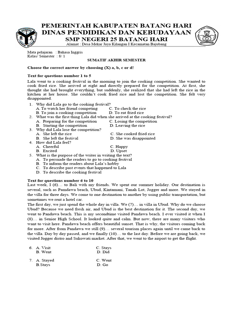 Soal Sas 8 1 Pdf