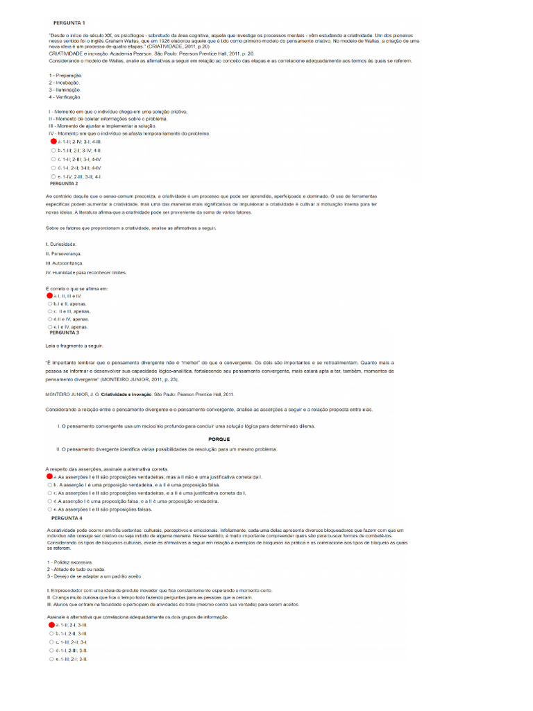 Atividade Sem4 - Nota10 | PDF