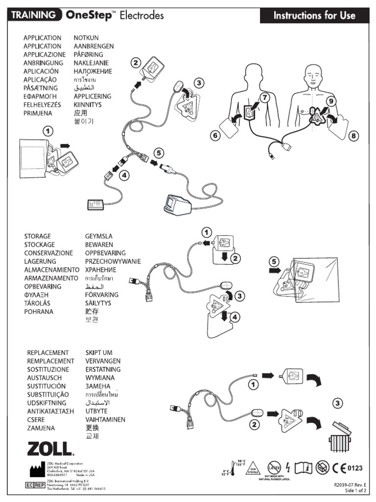 IFU 8900-0180 Training OneStep With Cable | PDF