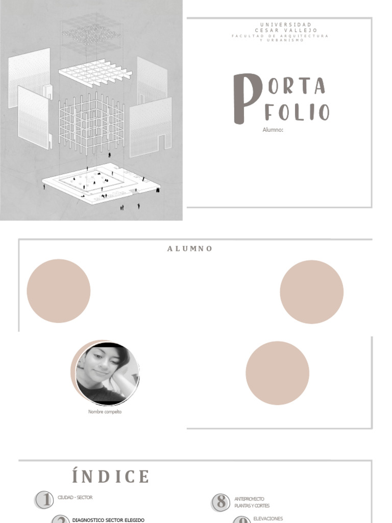 Portafolio Modelo Presentacion Individual | PDF