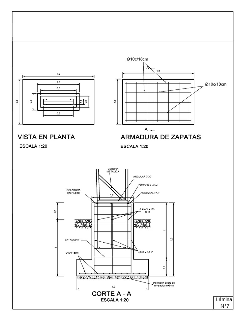 Tinglado-Detalles 2-Fundaciones | PDF | Hogar, jardinería y bricolaje