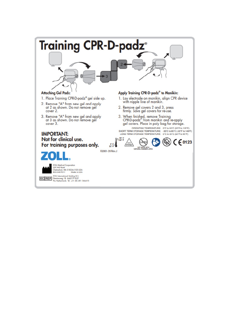 Ifu 8900-0804 Training Cpr-D-Padz en - Int | PDF