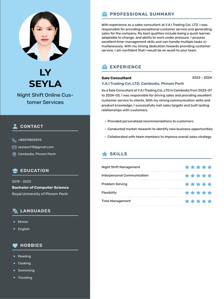 My CV | PDF | Career & Growth | Business