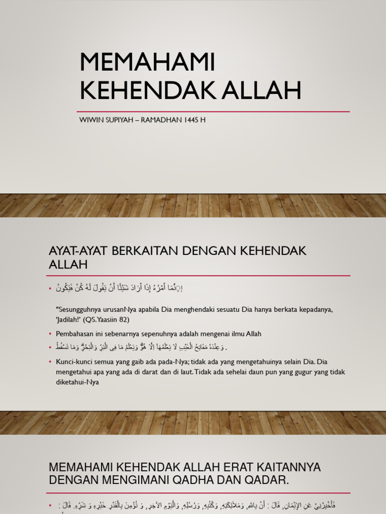 Memahami Kehendak Allah | PDF