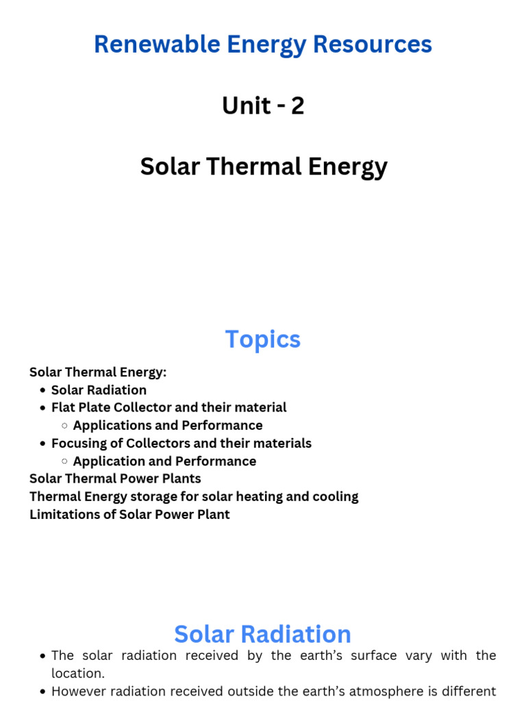 RER Unit 2 FS | PDF | Solar Energy | Power Station