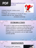 POP Cast Application Procedure Guide | PDF | Injury | Musculoskeletal ...