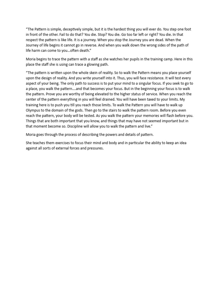 The Pattern Is Simple | PDF | Self-Improvement