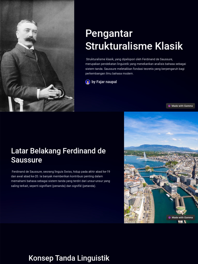 Teori Strukturalisme Saussure | PDF