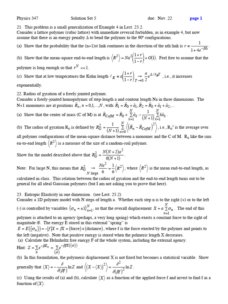 Problem Set 5 | PDF | Condensed Matter Physics | Materials Science