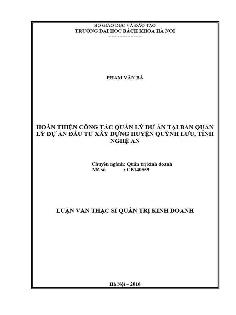 (123doc) - Hoan-Thien-Cong-Tac-Quan-Ly-Du-An-Tai-Ban-Quan-Ly-Du-An-Dau-Tu-Xay-Dung-Huyen-Quynh ...