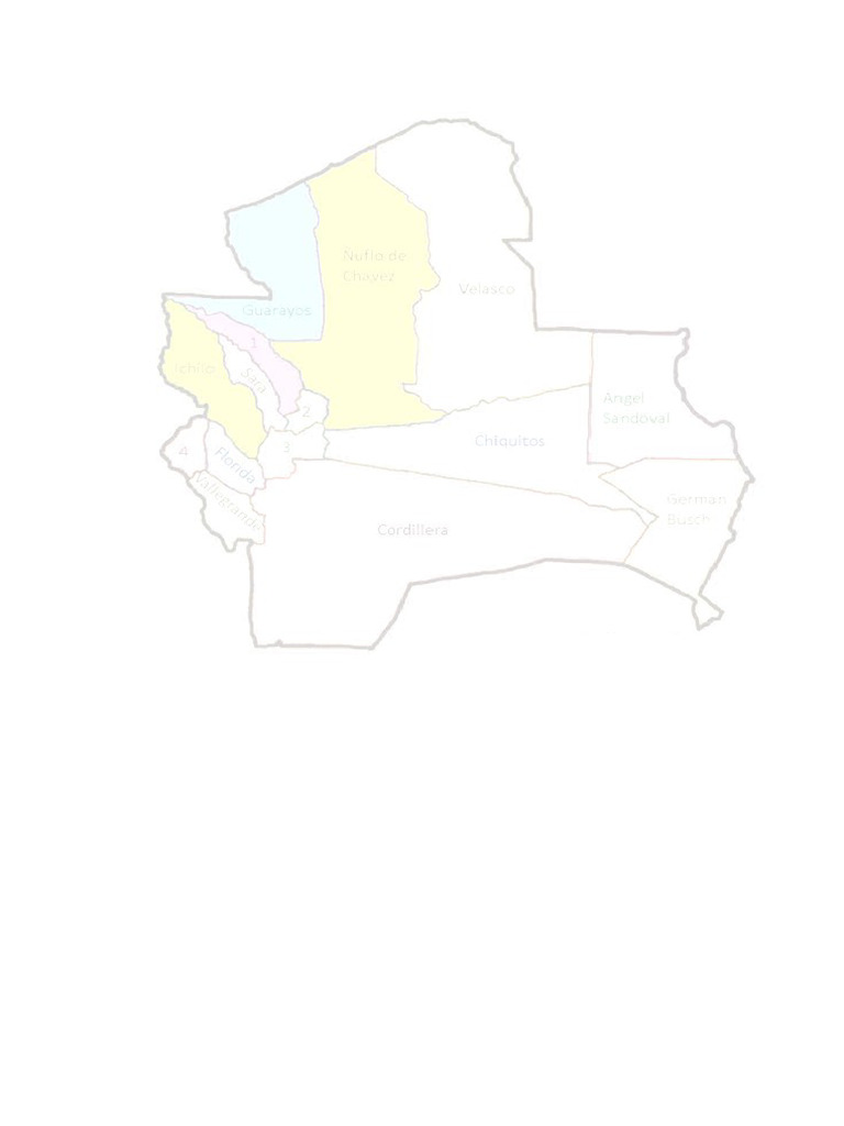 MAPA POLITICO DE SANTA CRUZ | PDF