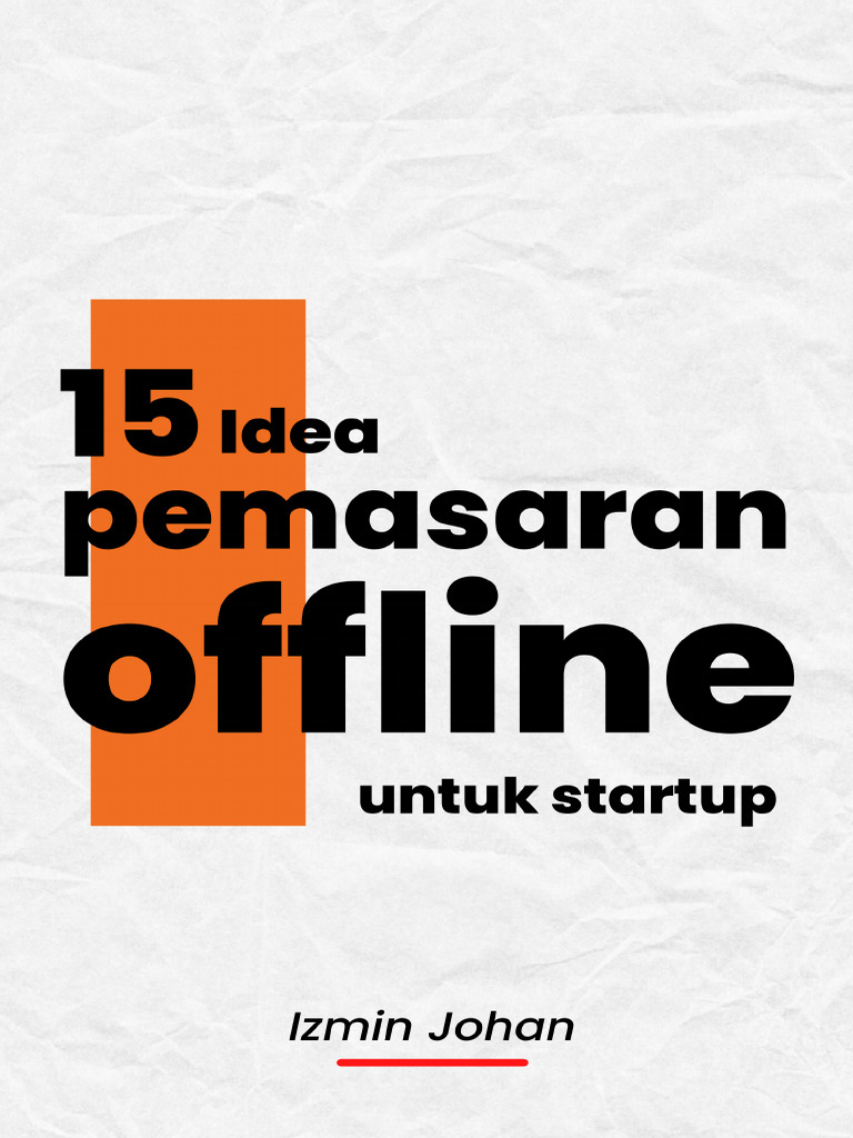 15 Idea Pemasaran Offline Untuk Startup | PDF