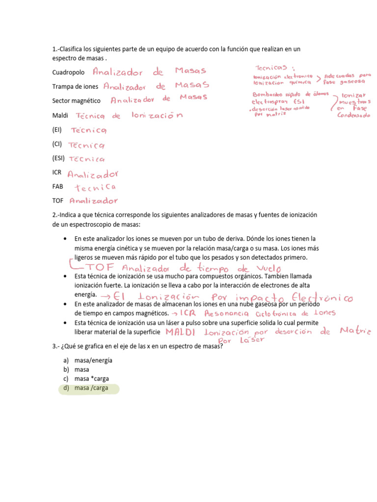 Exa Teórico TS - 240515 - 093646 | PDF | Ion | Ionización