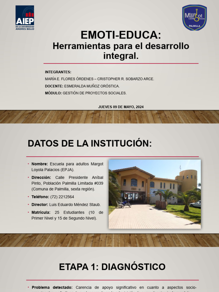 Emoti-Educa - Presentación de Proyecto | PDF | Aprendizaje | Psicología ...