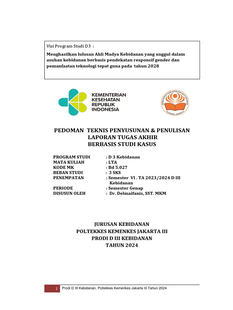 Pedoman LTA 2024 | PDF