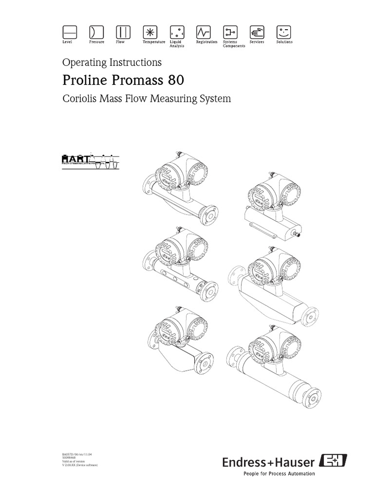 Proline Promass 80 | Download Free PDF | Safety | Power Supply